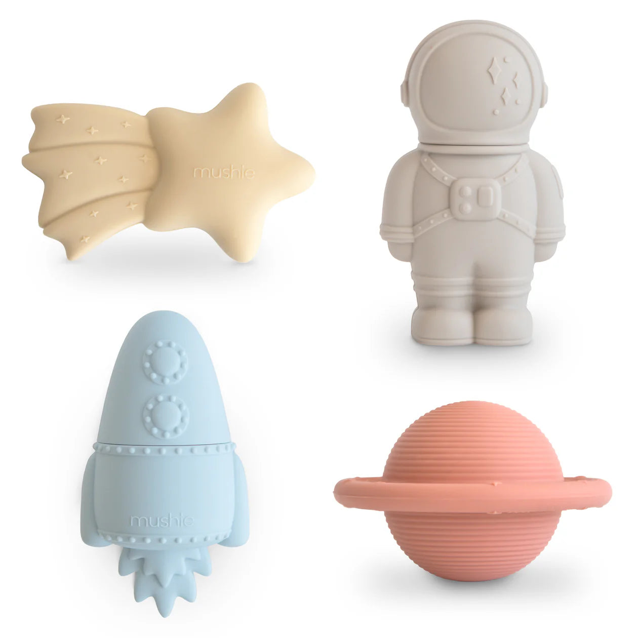 Space Mold Free Bath Play Set - 4 Pack – Bumps N Bundles
