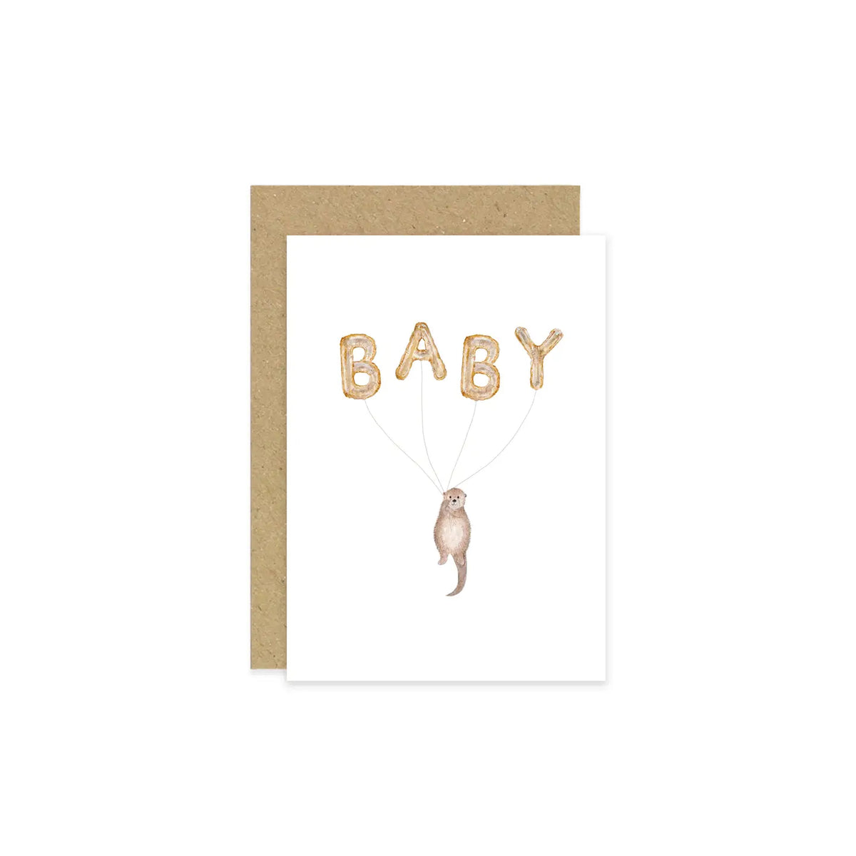 Otter New Baby Card – Bumps N Bundles