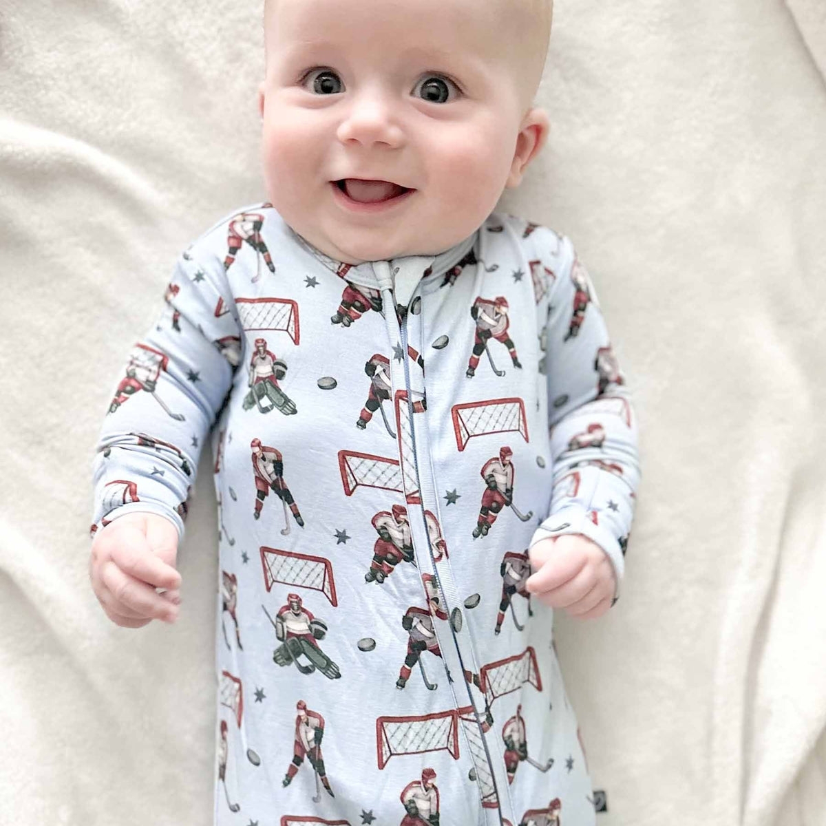 Zipper Footie - Bobby – Bumps N Bundles