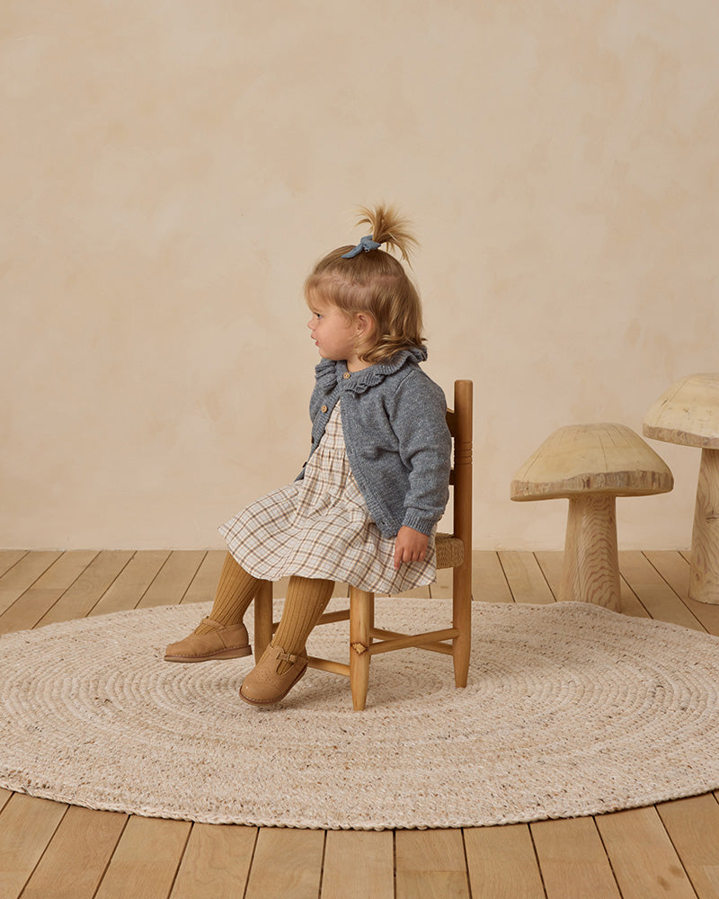 Simone Dress - Blue Plaid – Bumps N Bundles