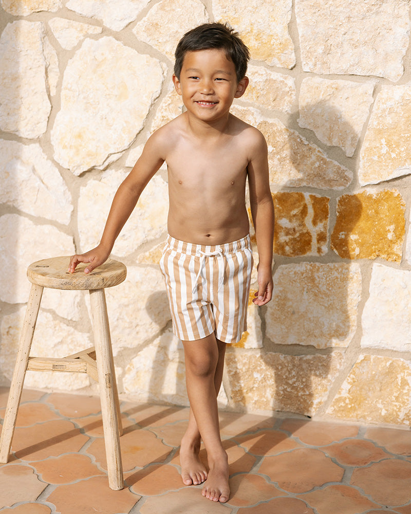 Boardshort - Marigold Stripe – Bumps N Bundles