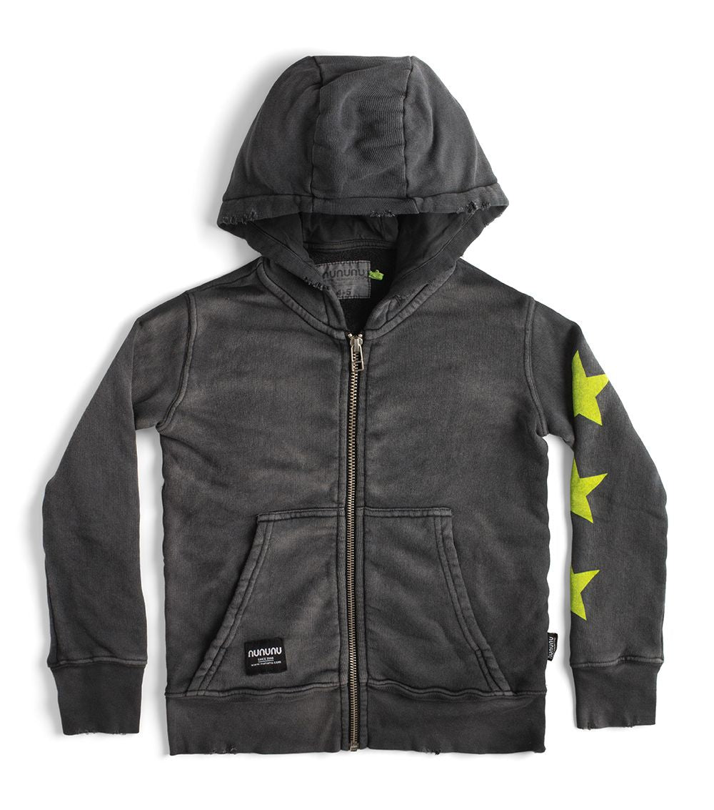 Brushed Zip Hoodie - Brushed Black – Bumps N Bundles